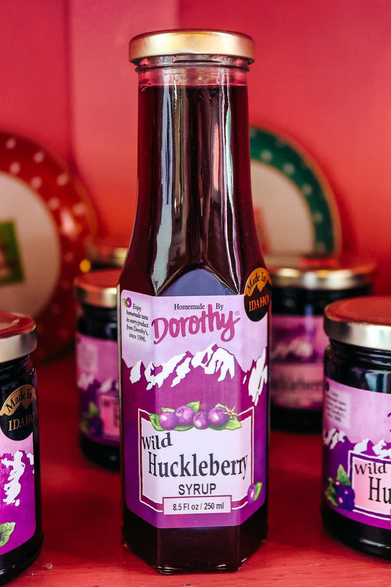 Huckleberry Syrup 8.5oz Bottle – Handmade Idaho