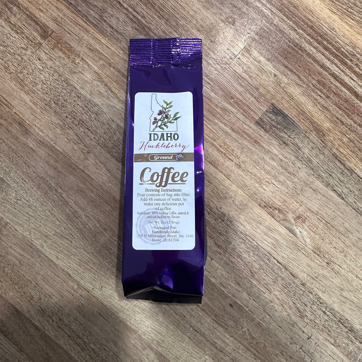 Huckleberry Coffee 2oz Bag – Handmade Idaho