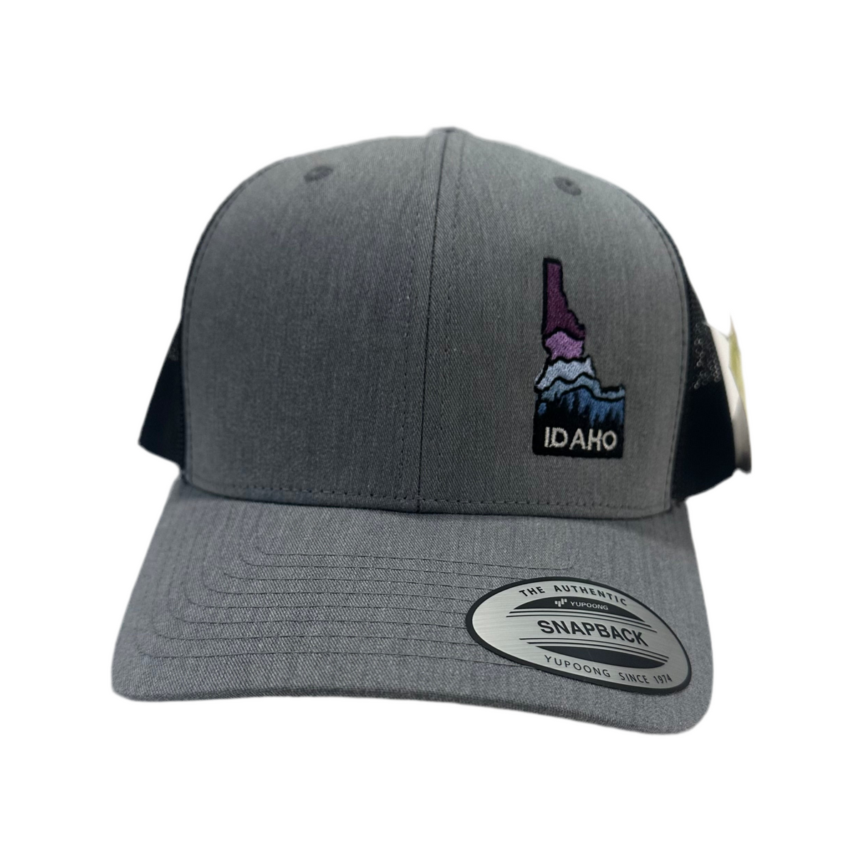 Idaho Embroidered Light Gray Hat – Handmade Idaho